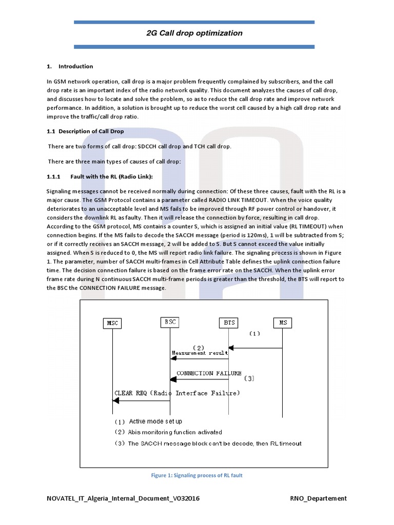 2G CS Call Drop Analysis V1.0 | PDF | Wireless | Radio Technology