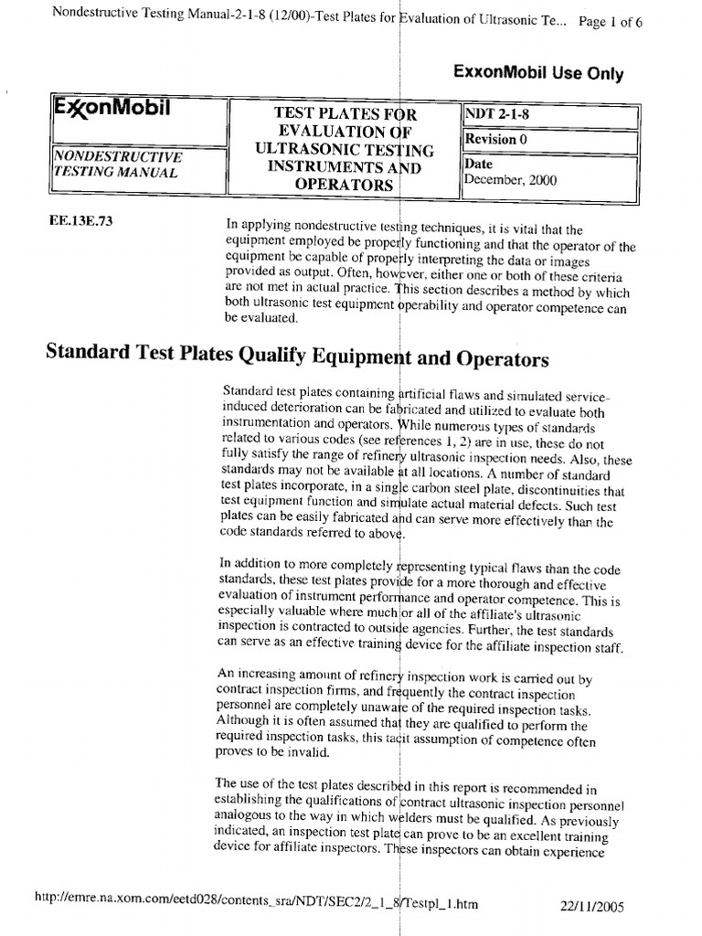 Especificaciones Exxon Mobil | PDF | Energía y recursos | Business