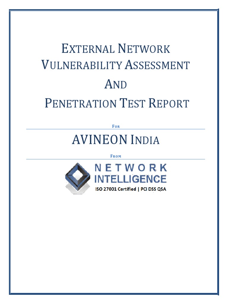 NII Avineon India VAPT Report | PDF | Poodle | Transport Layer Security