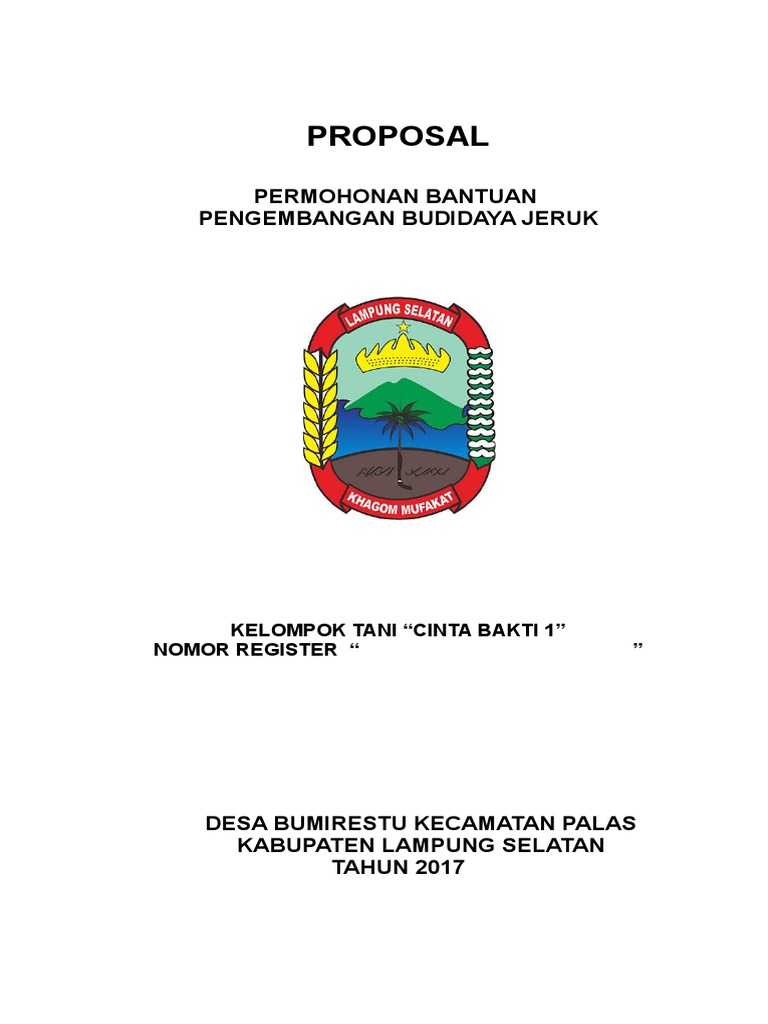 PROPOSAL Jagung | PDF