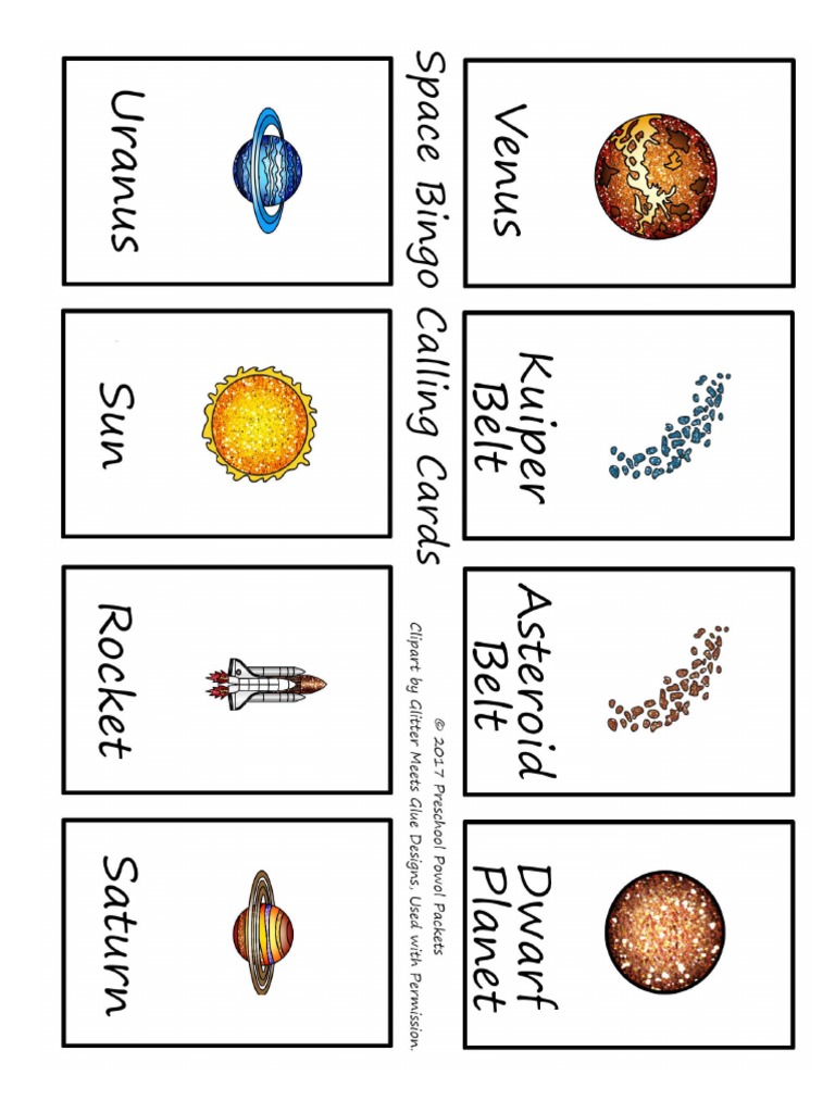 Space Bingo | PDF