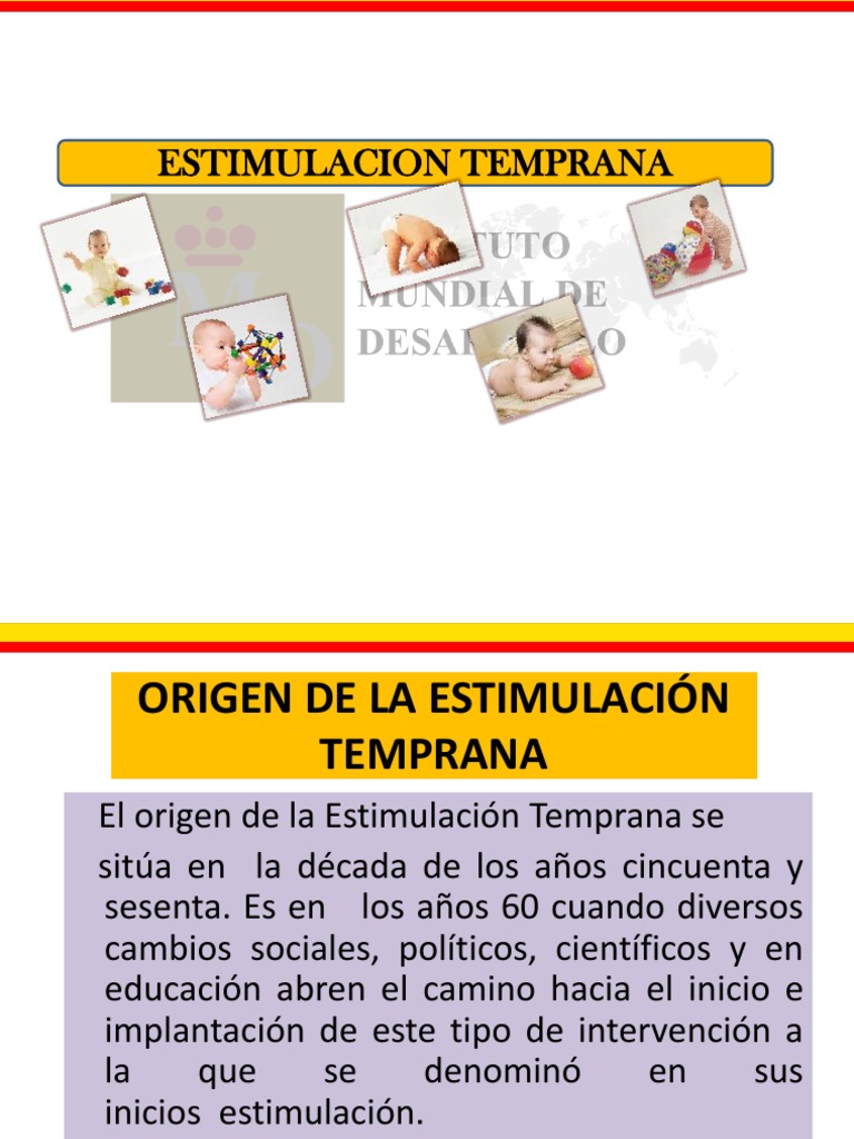 Introduccion A La Estimulacion Temprana | Descargar gratis PDF | Percepción | Amor