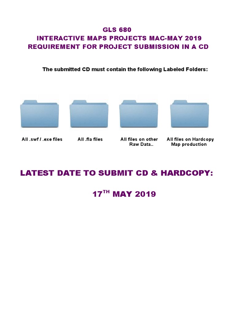 Project Format CD Submission | PDF