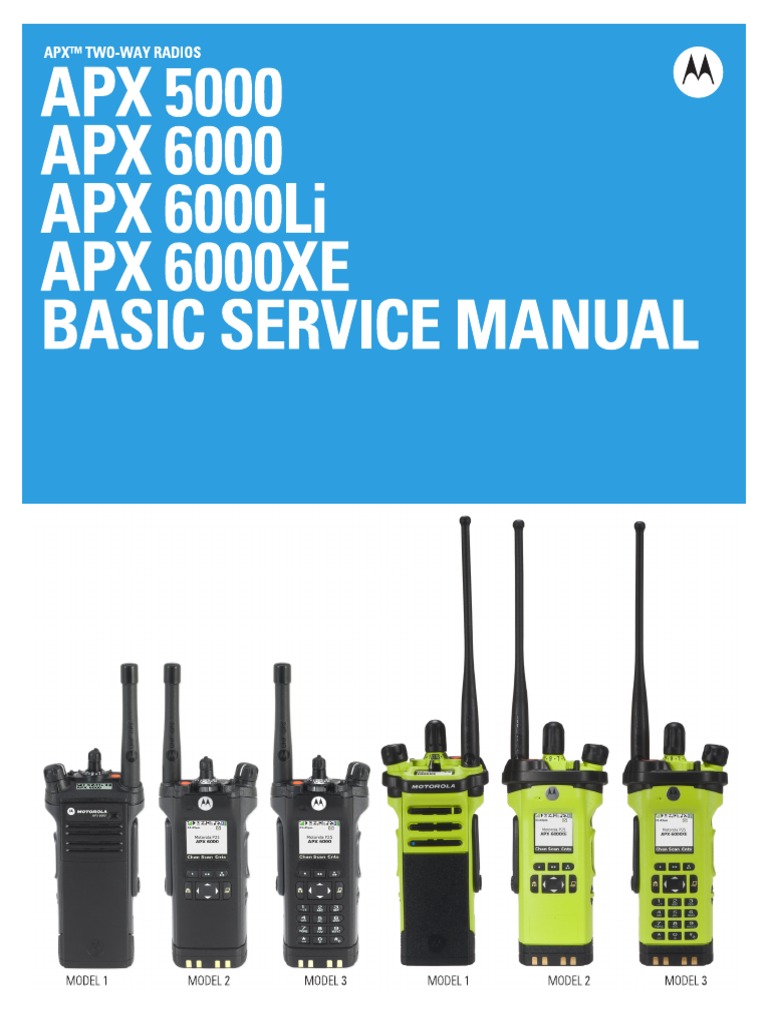 APX5000 6000 Basic Service Manual 68012002028 | PDF | Copyright | Trademark