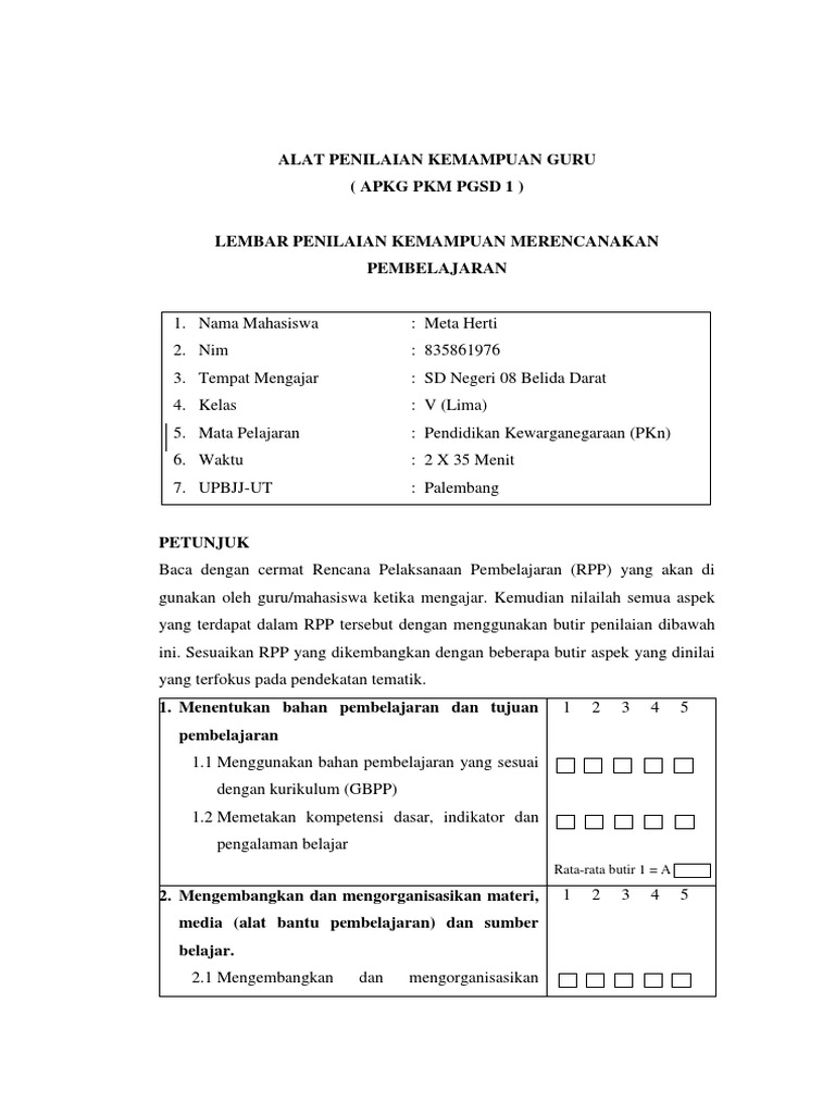 APKG 1 & 2 PKN | PDF