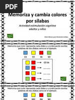 Cambiar Colores Por Silabas PDF | PDF