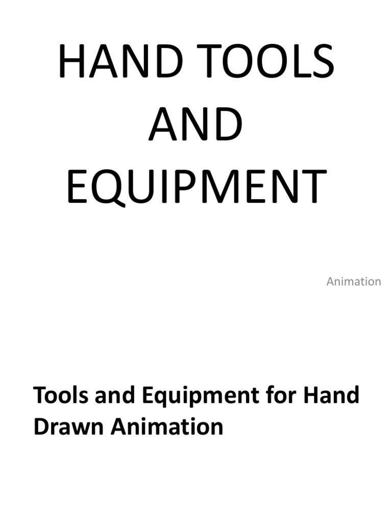 Lesson 1hand Tools and Equipment | PDF