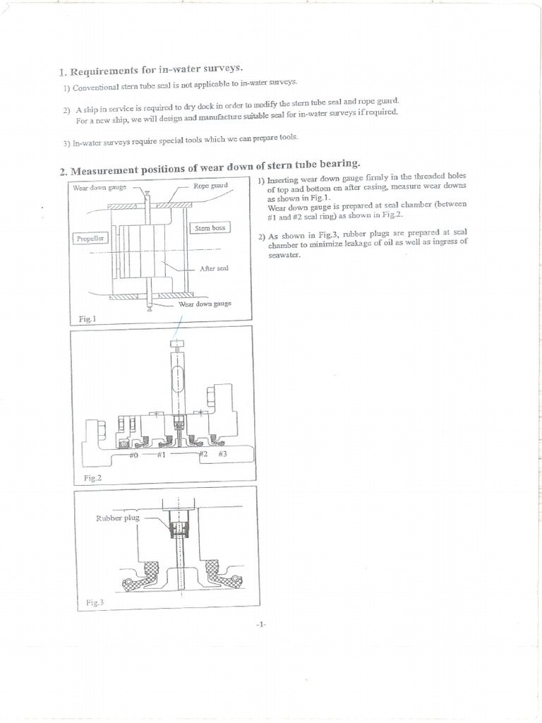 Wear Down Stern Tube | PDF