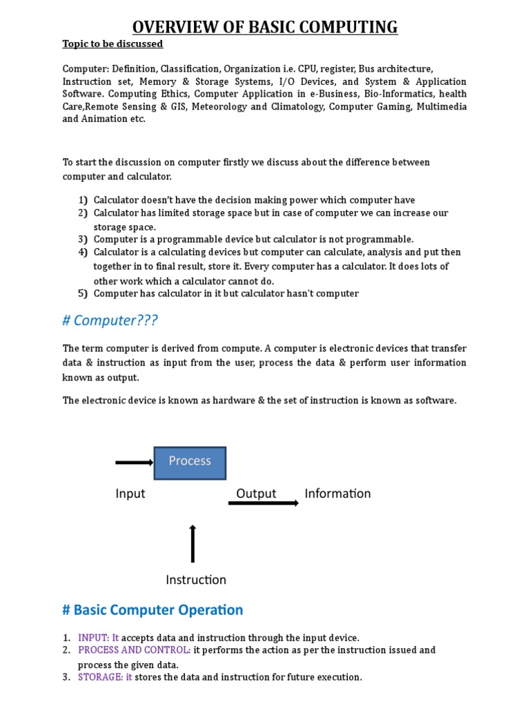 Basic Computer | PDF | Random Access Memory | Read Only Memory