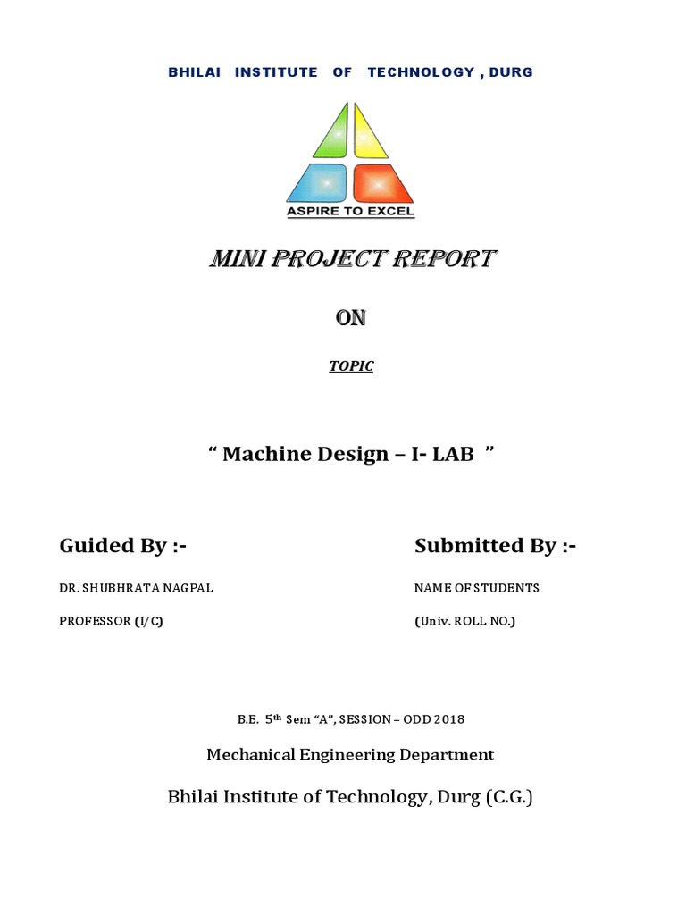 Mini Project Format | PDF | Clutch | Stress (Mechanics)