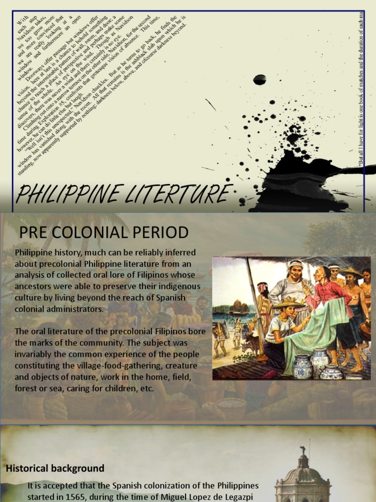 Overview of Philippine Literature History | PDF | Philippines ...