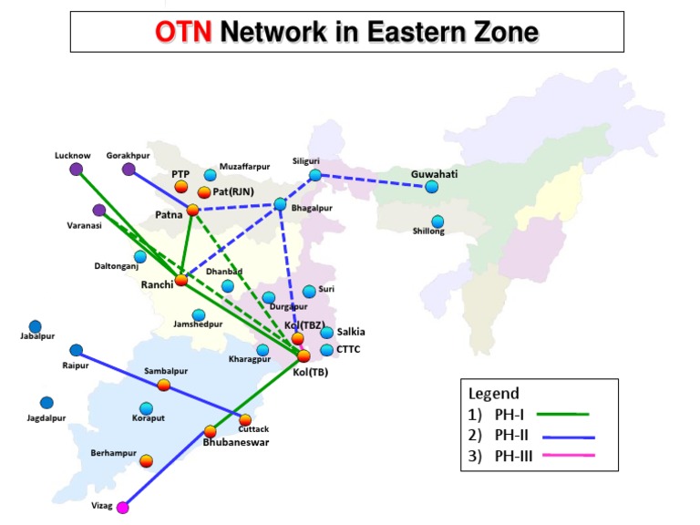 OTN Network Diagram for Eastern Zone | PDF