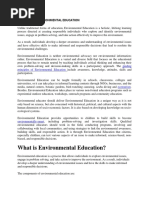 introduction-to-environmental-education-notes | PDF | Ecosystem | Ecology