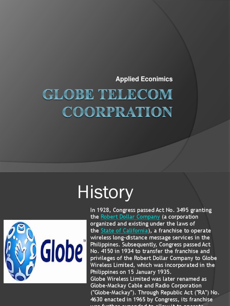 Globe Telecom: History and Vision | PDF | Information And ...
