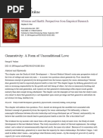 Loyola Generativity Scale | PDF