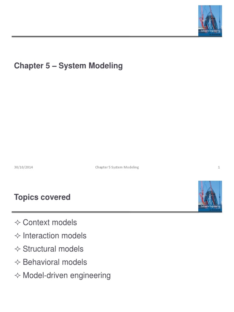 Ch5 System Modeling | PDF | Use Case | Class (Computer Programming)