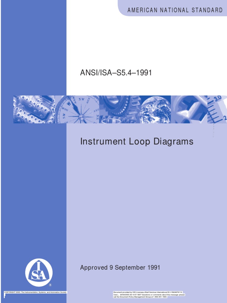 ISA 5-4 Instrument Loop Diagrams | PDF | Instrumentation ...