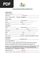 CDMA Non Availability Certificate For Birth Application Form PDF | PDF