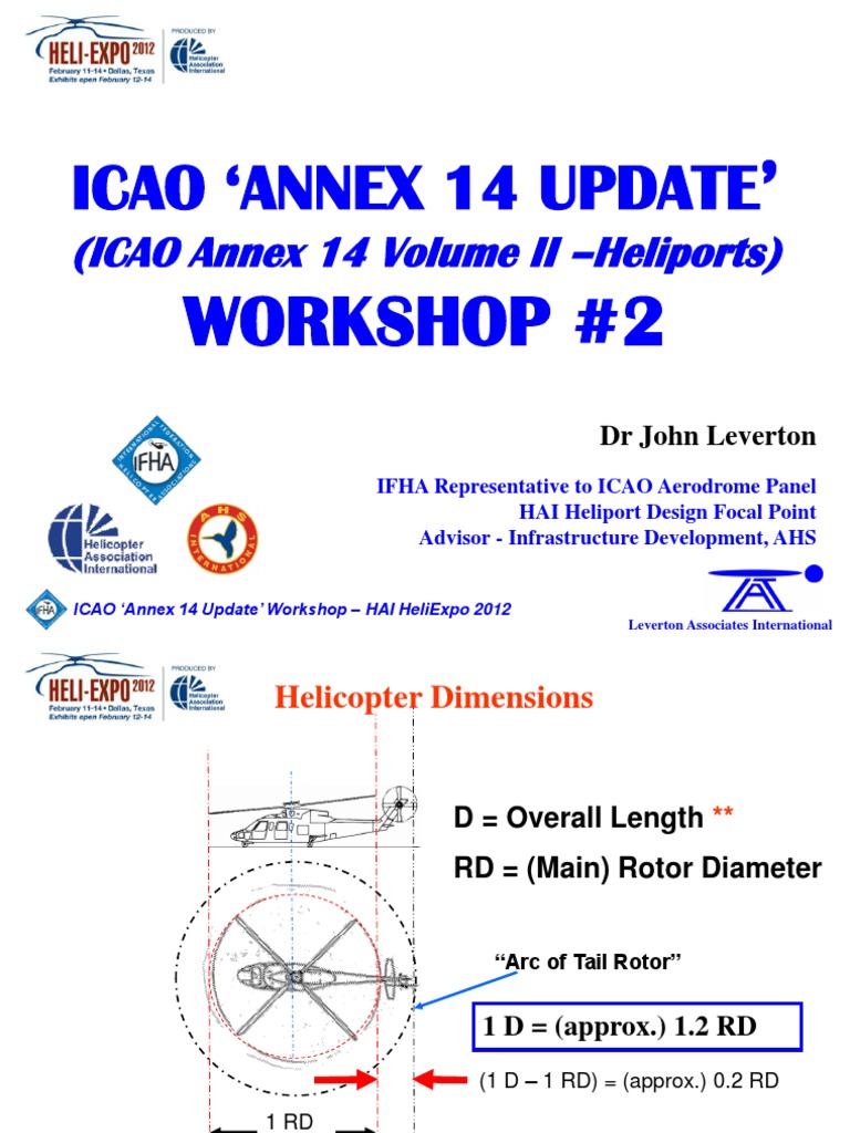 ICAO Annex 14 Vol II - Heliports Update - Workshop #2 2012 PDF | PDF ...