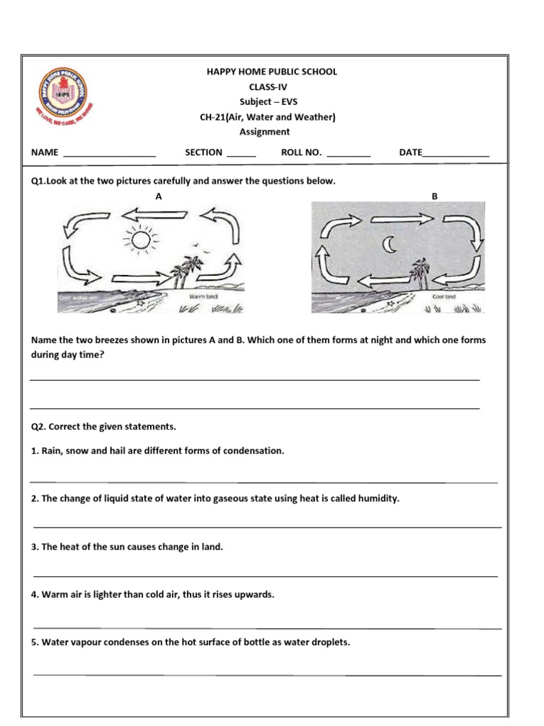 Air, Water and Weather | PDF