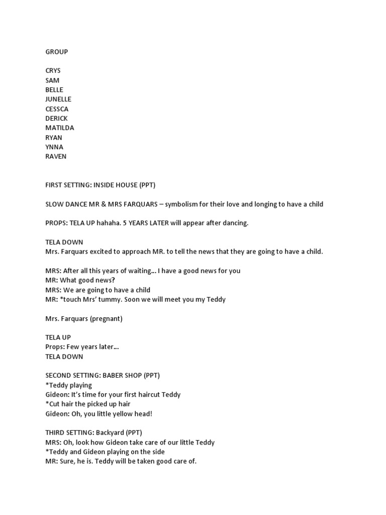 No Witchcraft FOR SALE SCRIPT | PDF