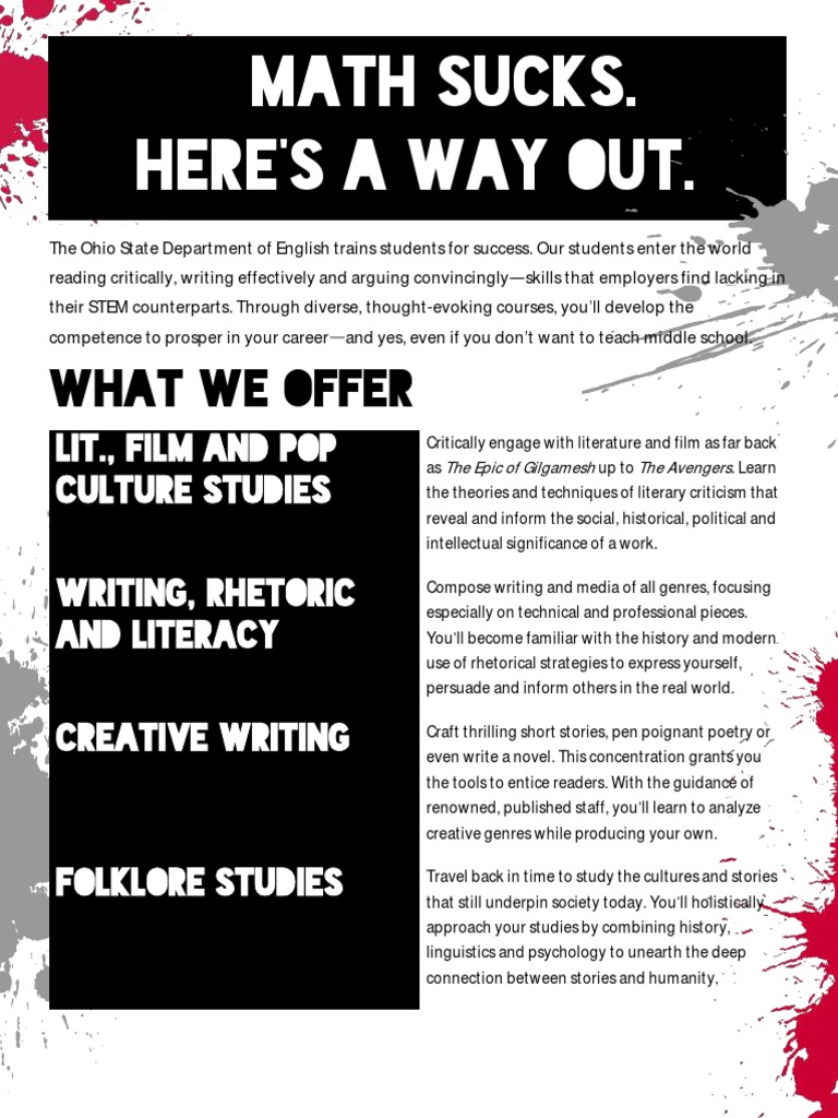 Department Flyer Revision-1-2 | PDF | Communication | Cognition