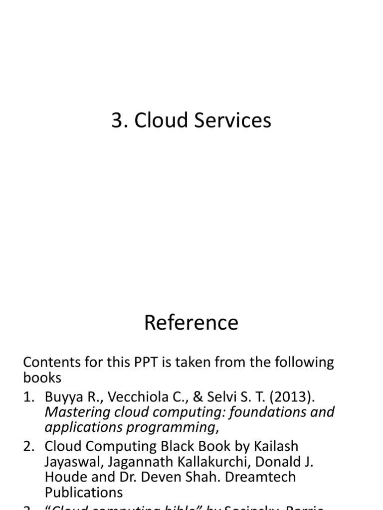 3 Cloud Services | PDF | Platform As A Service | Cloud Computing