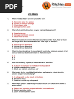 Forklift Test Questions and Answers 2023 (FLT) | PDF | Forklift ...