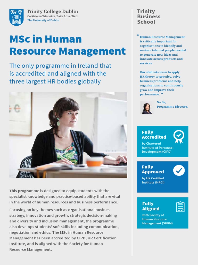 MSC in Human Resource Management | PDF | Human Resource Management ...