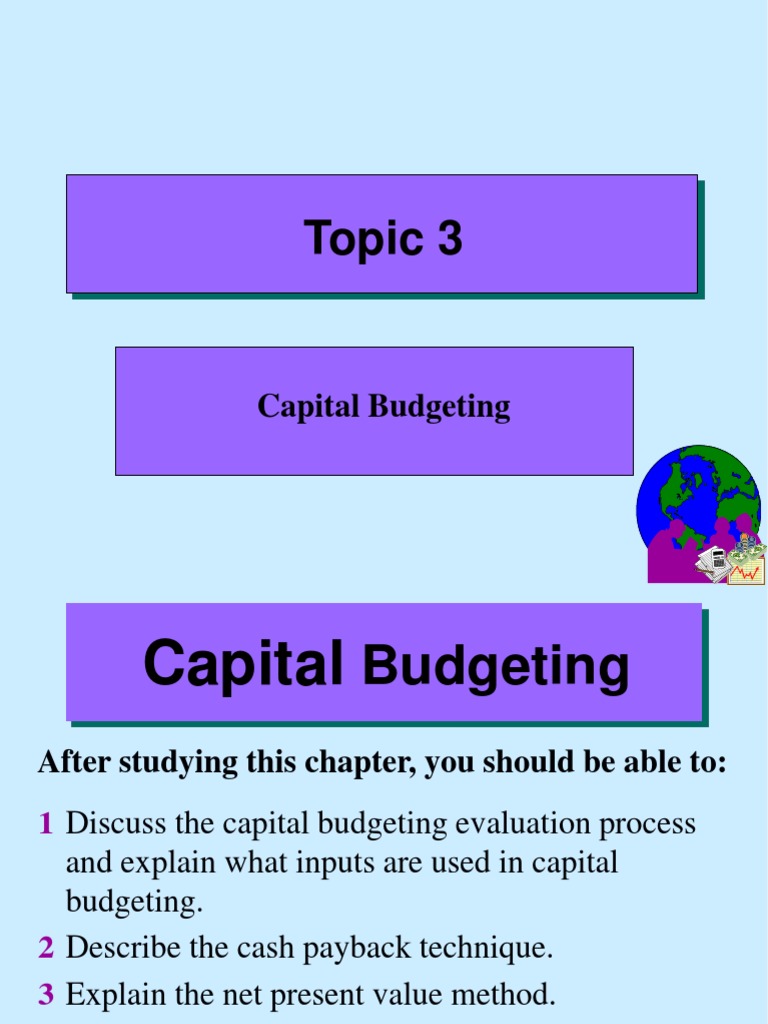 04. Capital Budgeting.ppt | Capital Budgeting | Net Present Value ...