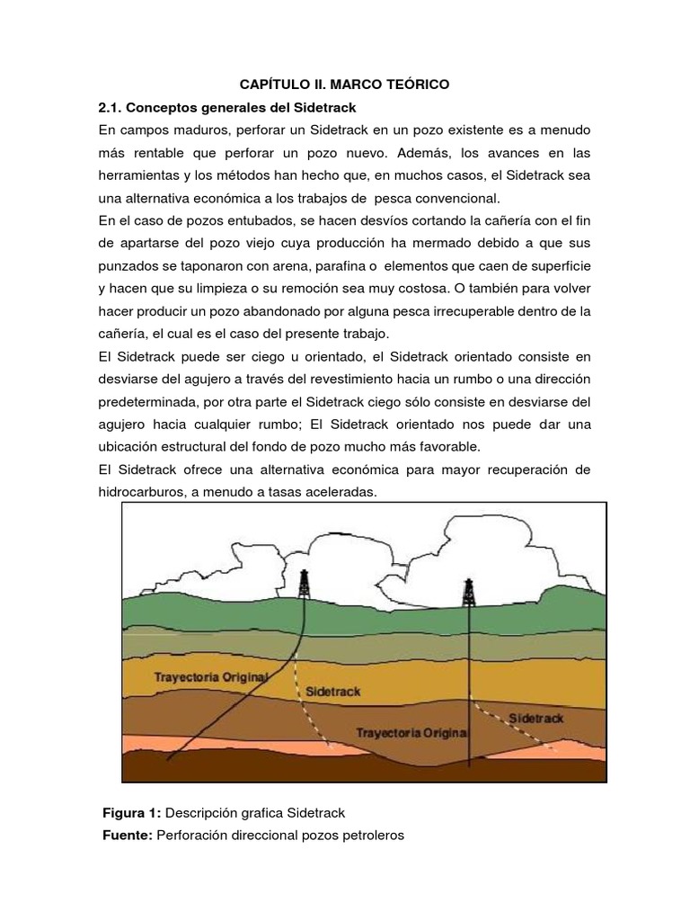 Ventajas y Métodos de Sidetrack en Perforación | PDF | Medición ...