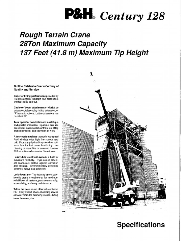 RT028.P&H CN128 (28 Ton) | PDF