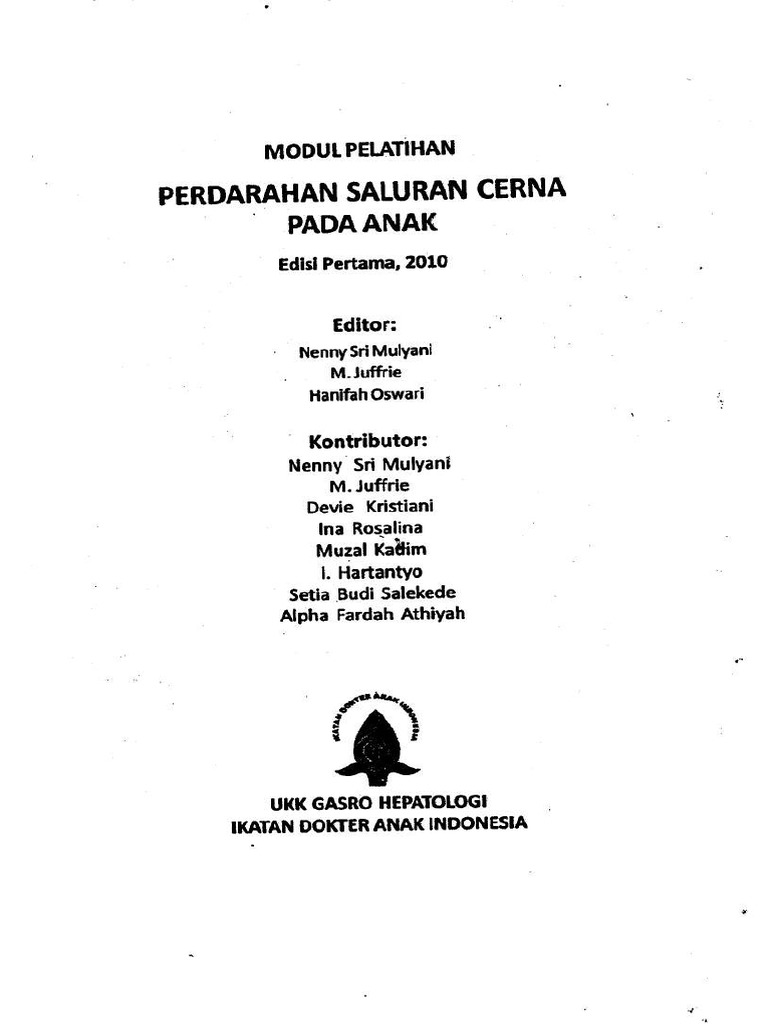 Modul Perdarahan Sal Cerna | PDF