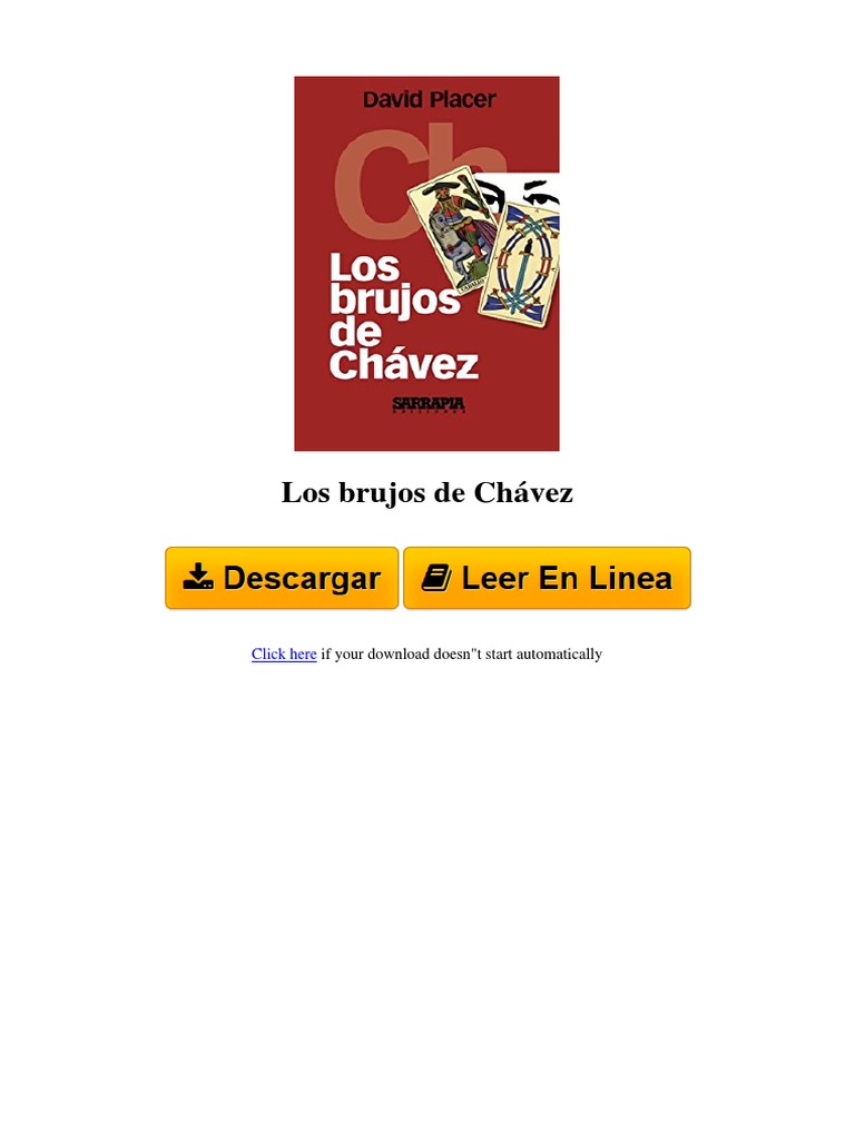 Los Brujos de Chvez by David Placer | PDF | Hugo Chavez