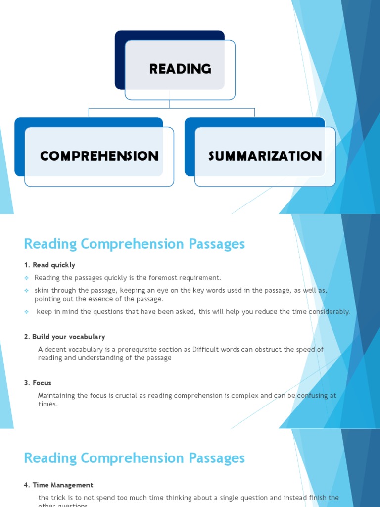 Chapter 4 - Comprehension & Summarization PDF | PDF | Reading Comprehension | Cognitive Science