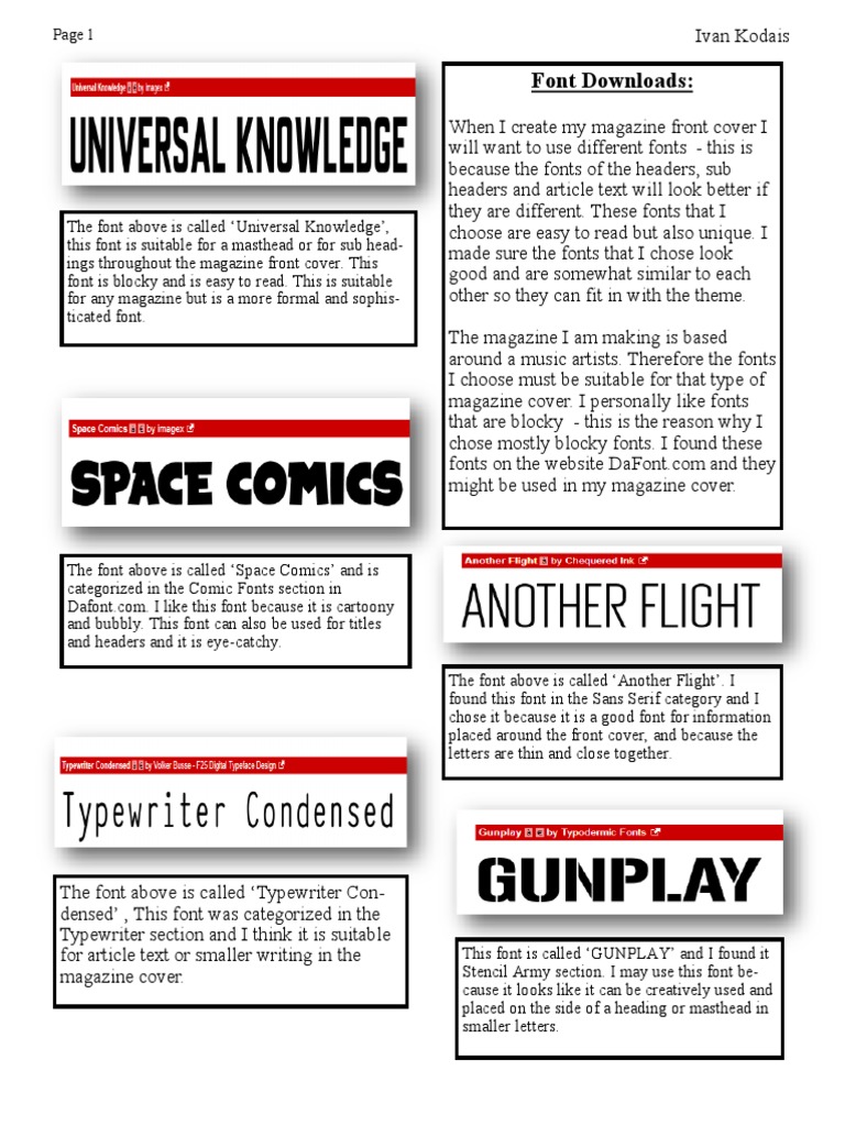 Ivan - Fonts | PDF | Typefaces | Typewriter