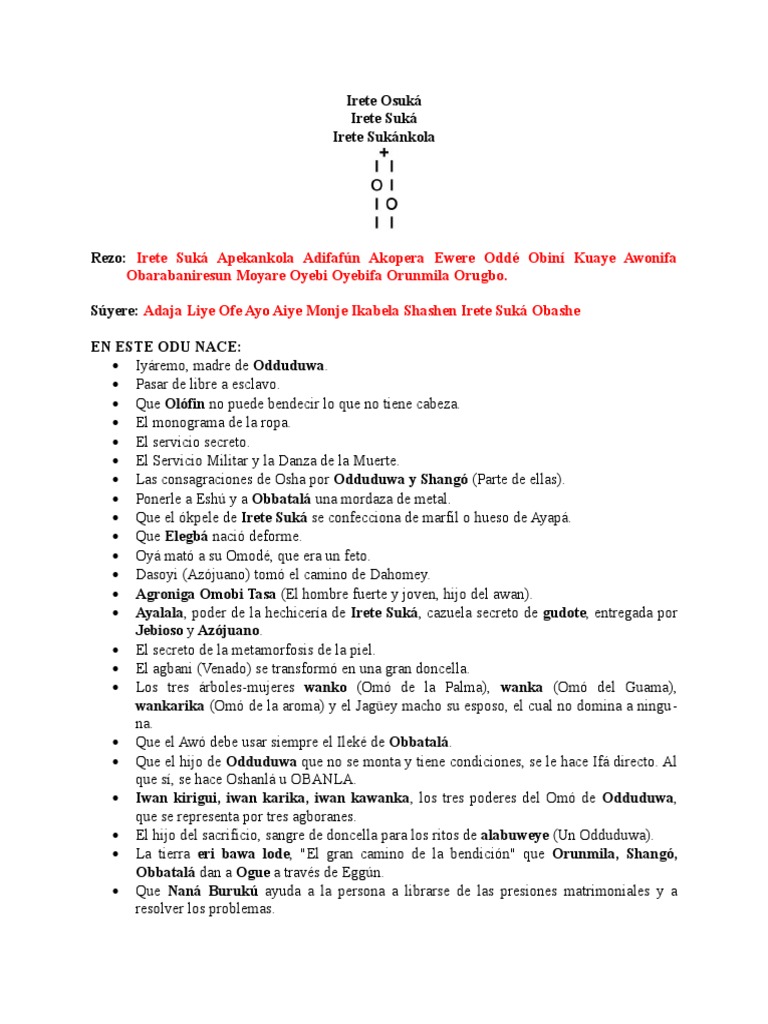 224.irete Suká | PDF | Santeria | Religión y creencia