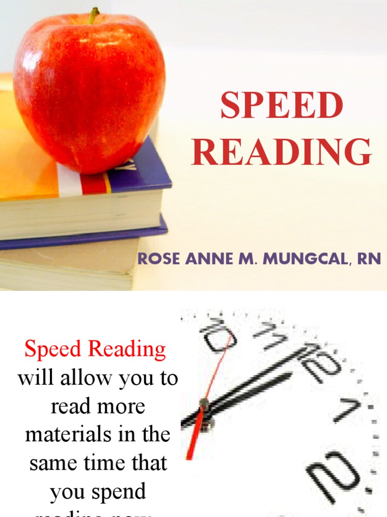 Maximizing Reading Speed Through Effective Techniques: A Guide to Speed ...