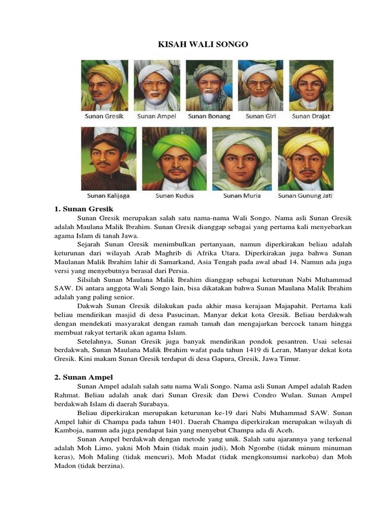 Kisah Wali Songo | PDF