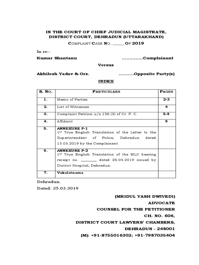 Petition Seeking Legal Action Against an NGO for Human Trafficking ...