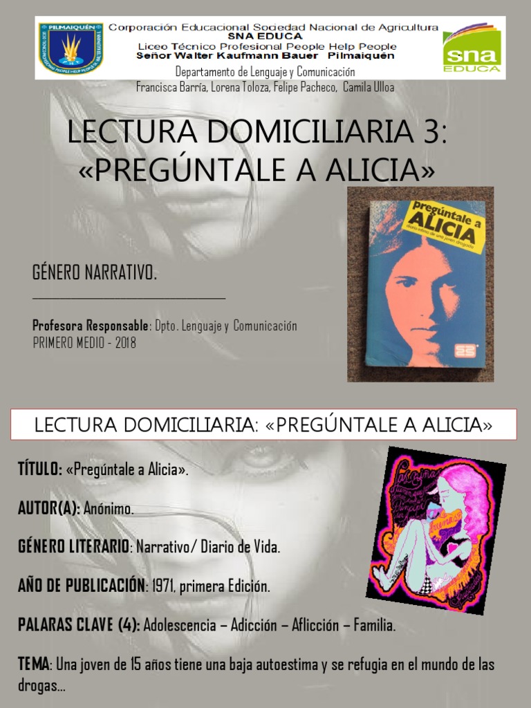 Presentación Preguntale Alicia | PDF
