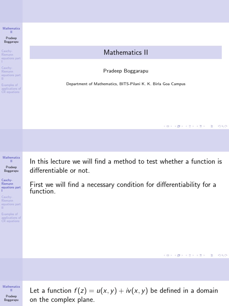 CR Equations Complete | PDF | Equations | Derivative
