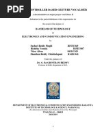 Swathi Internship Report - Format | PDF | Arduino | Embedded System