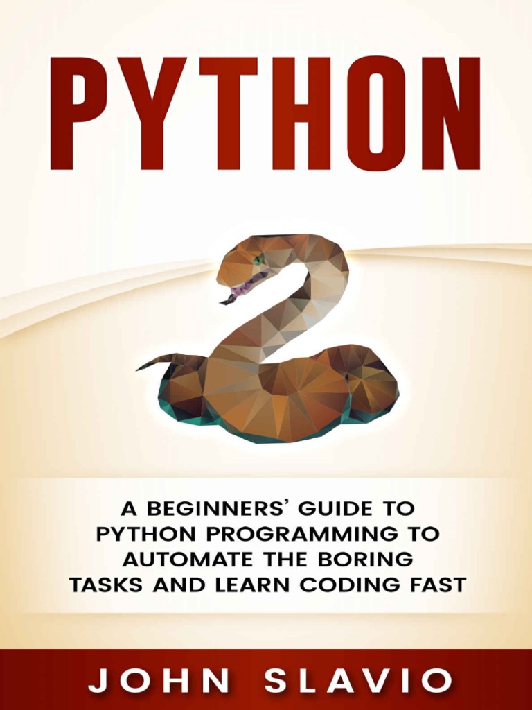 Beginner Guide To Python Programming PDF | PDF | Control Flow | Programming Language