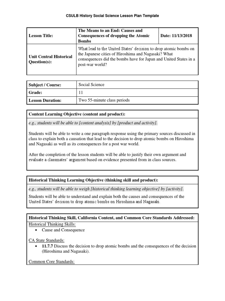 E.g., Students Will Be Able To (Content Analysis) by (Product and ...