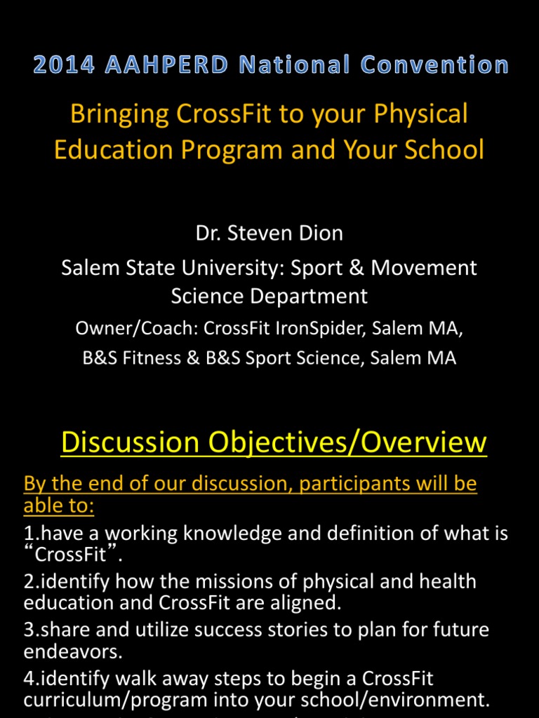 Implementing CrossFit in School PE Programs | PDF | Physical Fitness ...