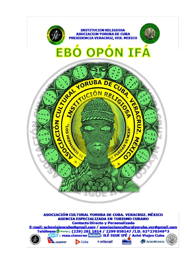 Ebo Opon Ifa PDF | PDF | Santeria | Religión étnica