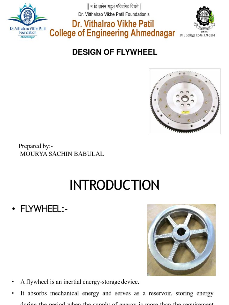 Design of Flywheel for Smoothing Torque Fluctuations | PDF | Classical ...