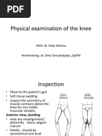 Palpation Techniques for Lower Extremities | PDF | Foot | Knee