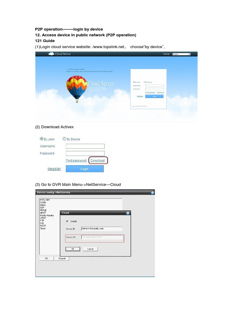 P2P-Login by Device | PDF